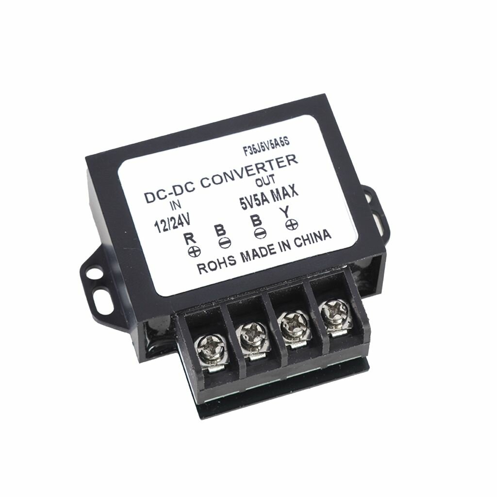 DC12V 24V до 5V понижающий преобразователь 3A/5A Водонепроницаемый адаптер питания для автомобильной электроники