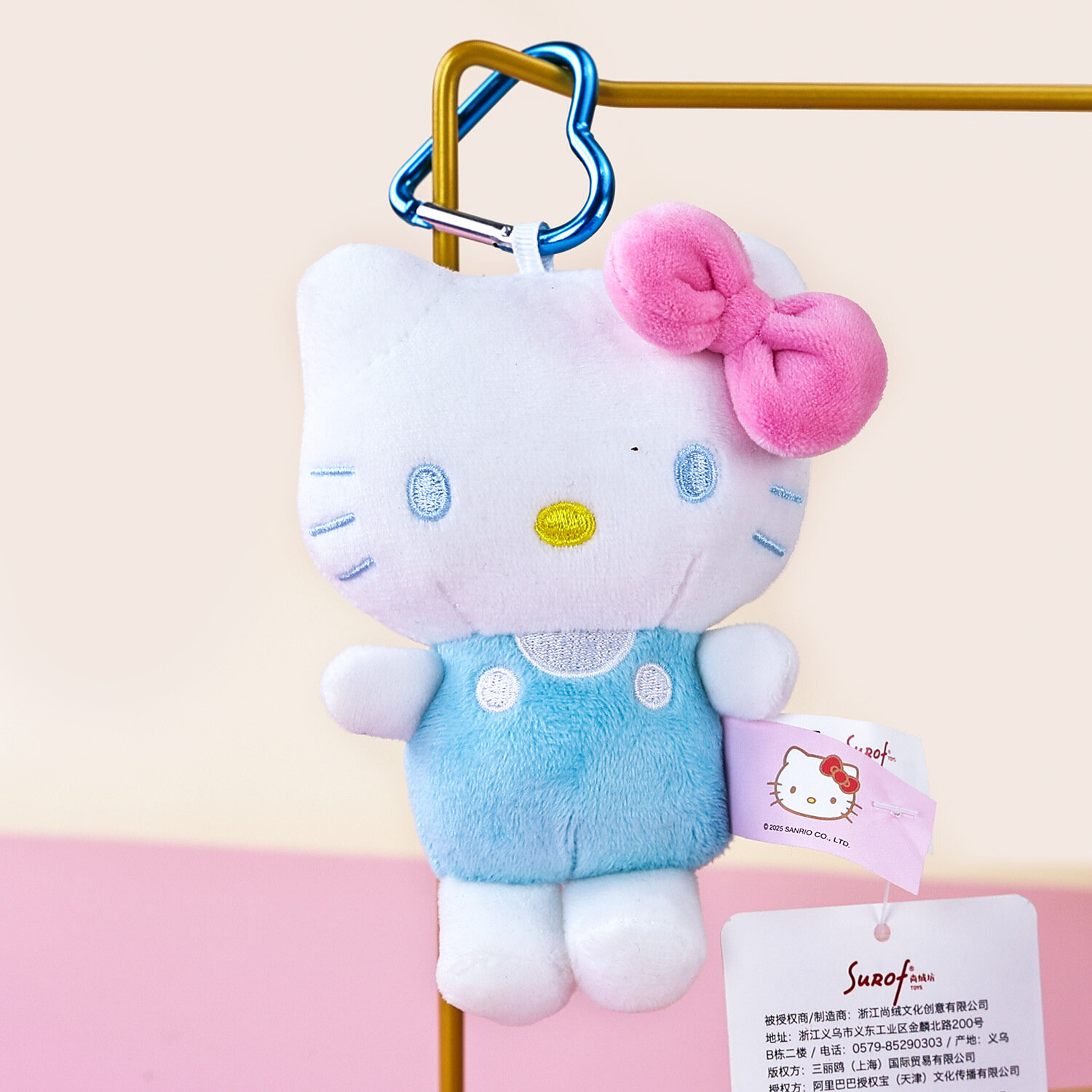 Плюшевая игрушка Shangrongfang Sanrio KT, маленький кулон Hello Kitty, плюшевая кукла Hello Kitty