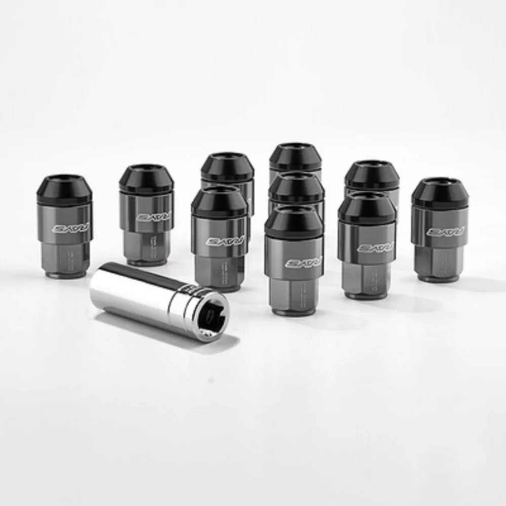 Алюминиевые и железные наружные детали, аксессуары sjdm, лучи, Автомобильные Колесные гонки, гайки, втулка, болт M12 * 1,5/1,25 M14 * 1,5 20 шт, колпачки для колес