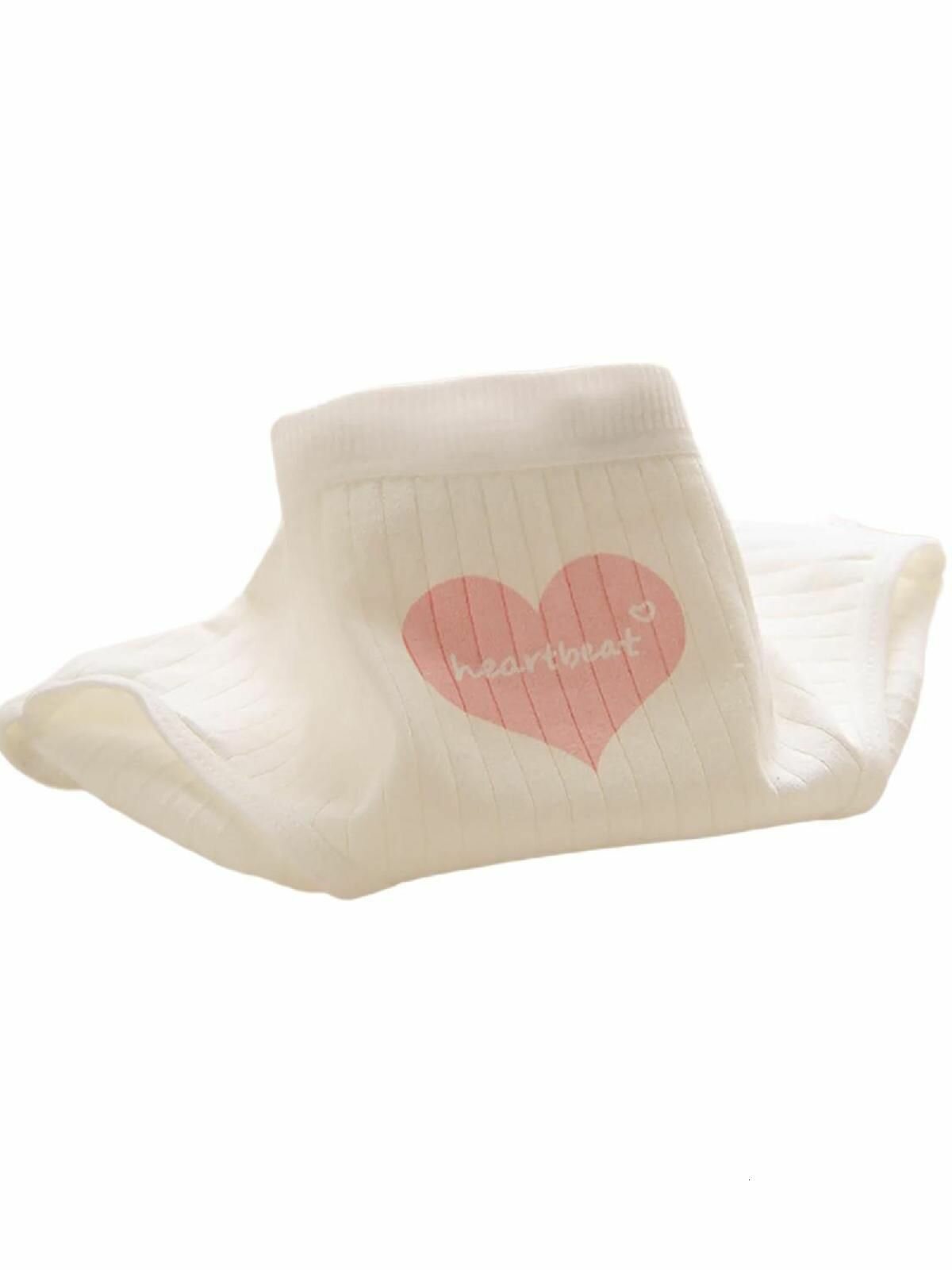 Милые аниме трусики, Белое сердце любви - XL