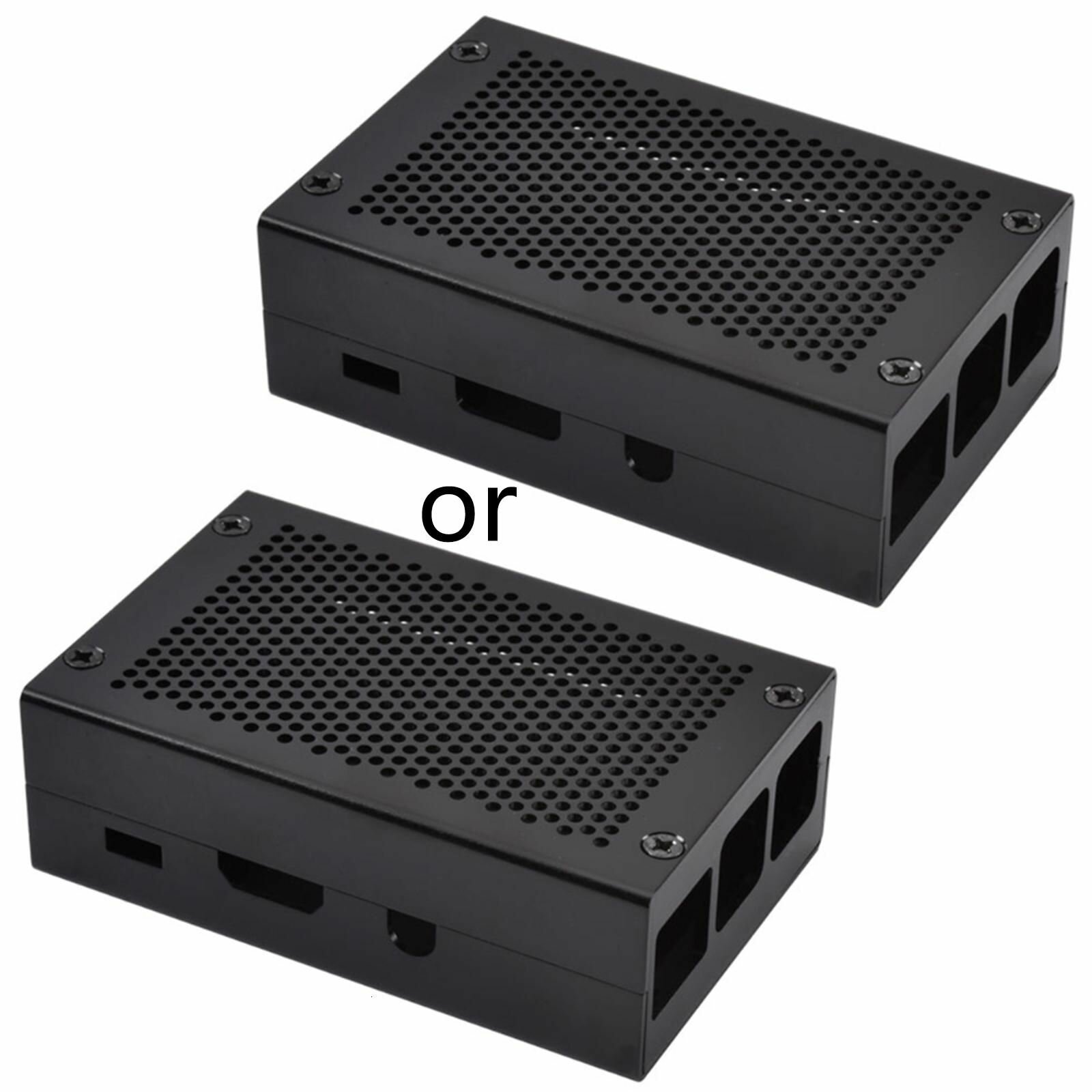 Алюминиевый корпус для Raspberry Pi 3 Model B / Pi 2 B, Черный