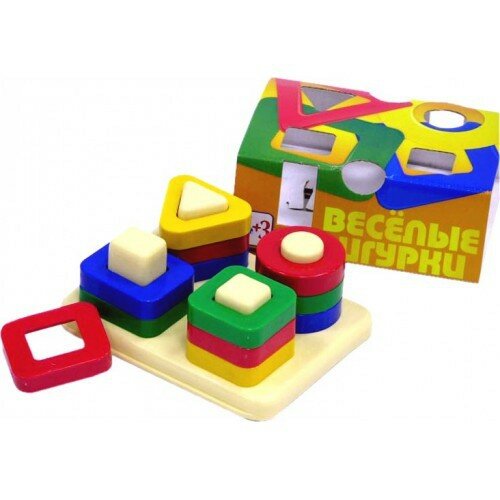 Нордпласт Дидактическая игрушка Веселые фигурки арт.801 с 1,5 лет