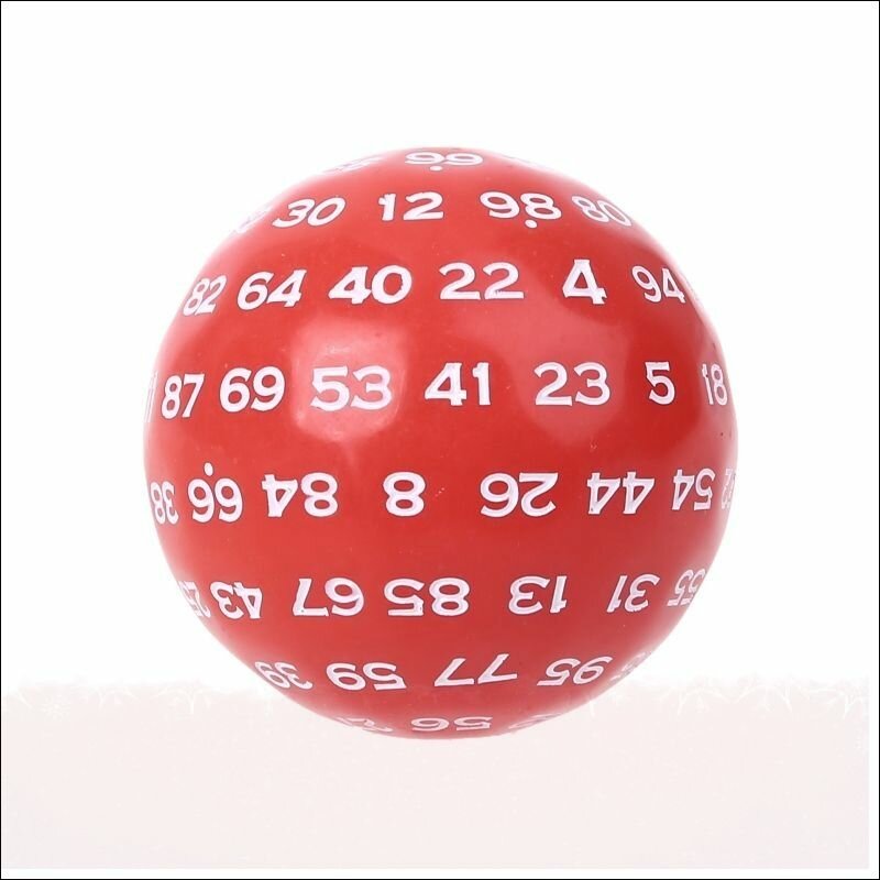 100-гранный многогранный кубик D100