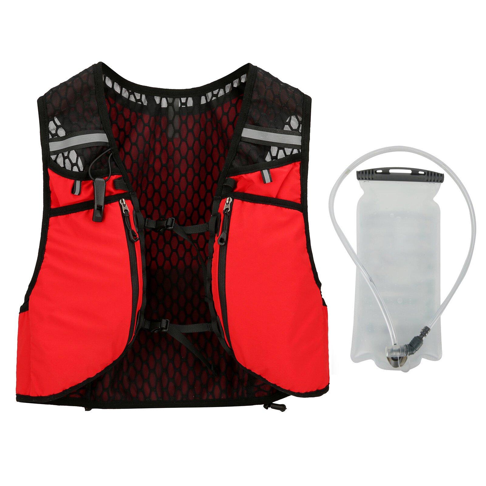 Беговой жилет VANAHEIMR с питьевой системой, регулируемый, универсальный, подходит для женщин и мужчин, для альпинизма, походов и езды на велосипеде. Аксессуары.