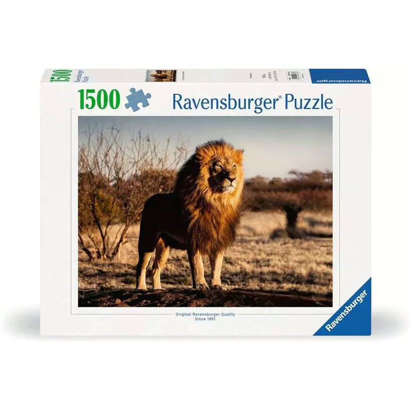 Пазл Ravensburger 1500 Лев - царь зверей, арт.00733, классический