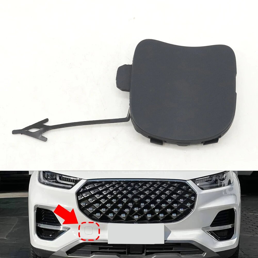 Для Chery Tiggo 8 Pro 2021-2023 внешний автомобиль передний правый бампер прицеп тяговая крышка корпуса отделка фаркопная крышка проушины