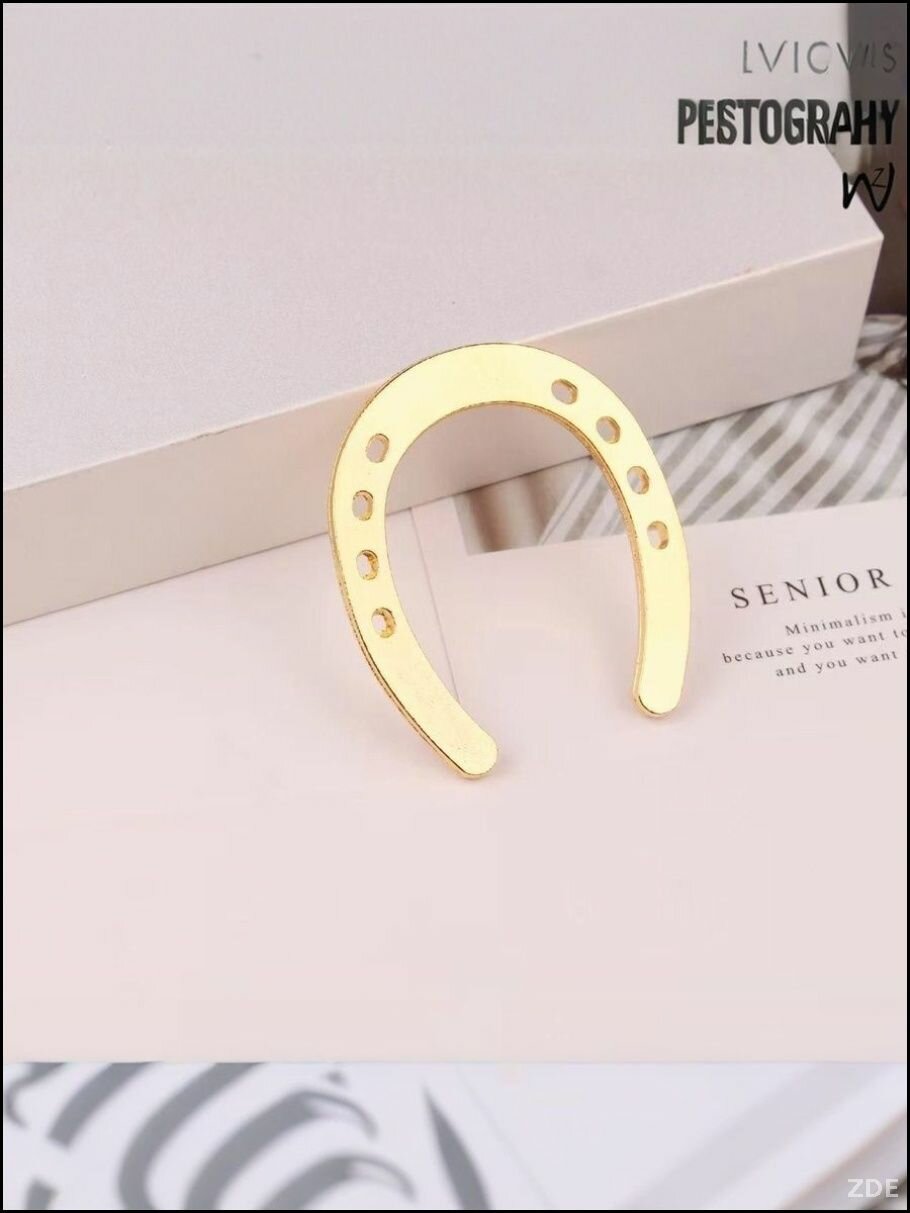 Подкова медная на дверь на счастье, 7 см Талисман удачи и благополучия Русский традиционный оберег для дома Подарок на новоселье