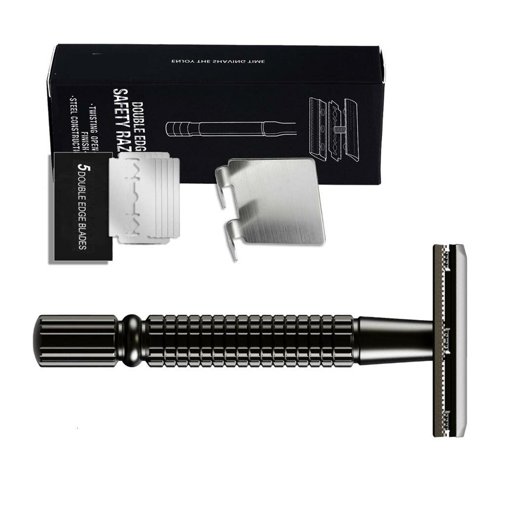 Бритвенные станки с двойным лезвием, Черный