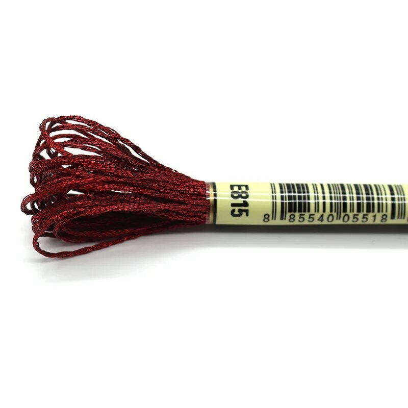 Многоцветные шелковые нитки для вышивания MIAOCHI Бордовый, 2