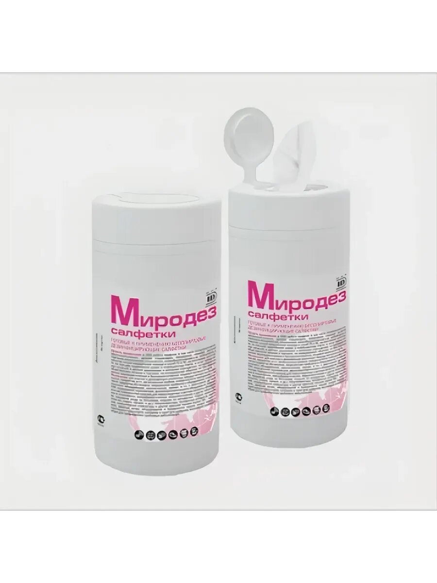 Дезинфицирующие салфетки Миродез №60 (2 шт)