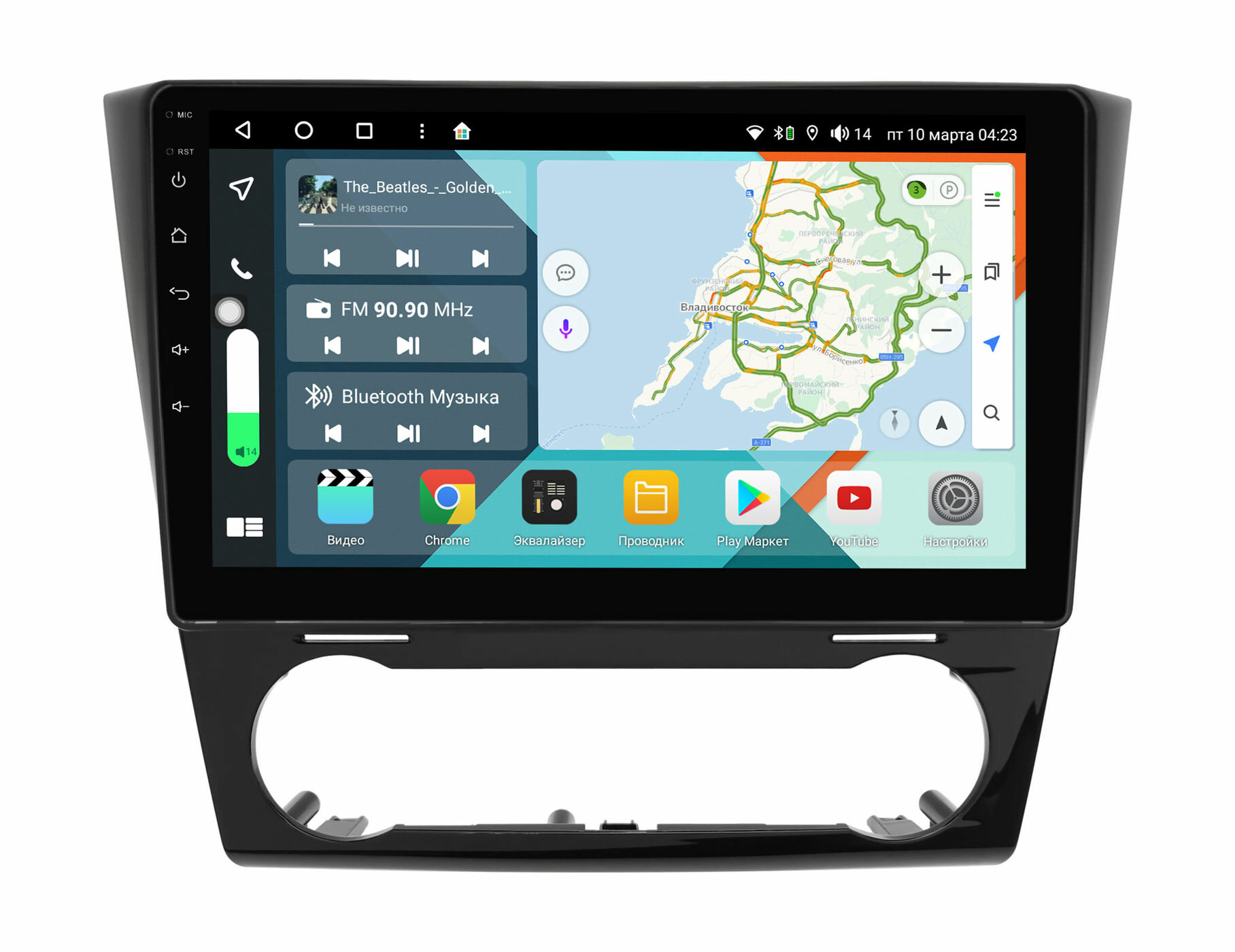 Магнитола Subaru Levorg 2017 - 2020, Impreza WRX 2017 - 2021 9 дюймов, 4/64GB, 8 ядер, DSP, 4G, Android 10 / Wide Media