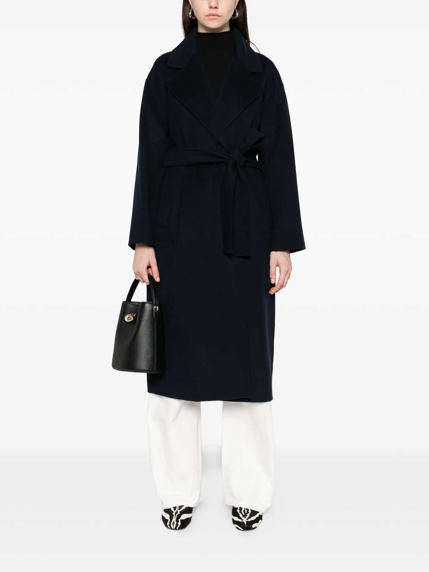 Пальто Max Mara, размер 48, синий — фото 1