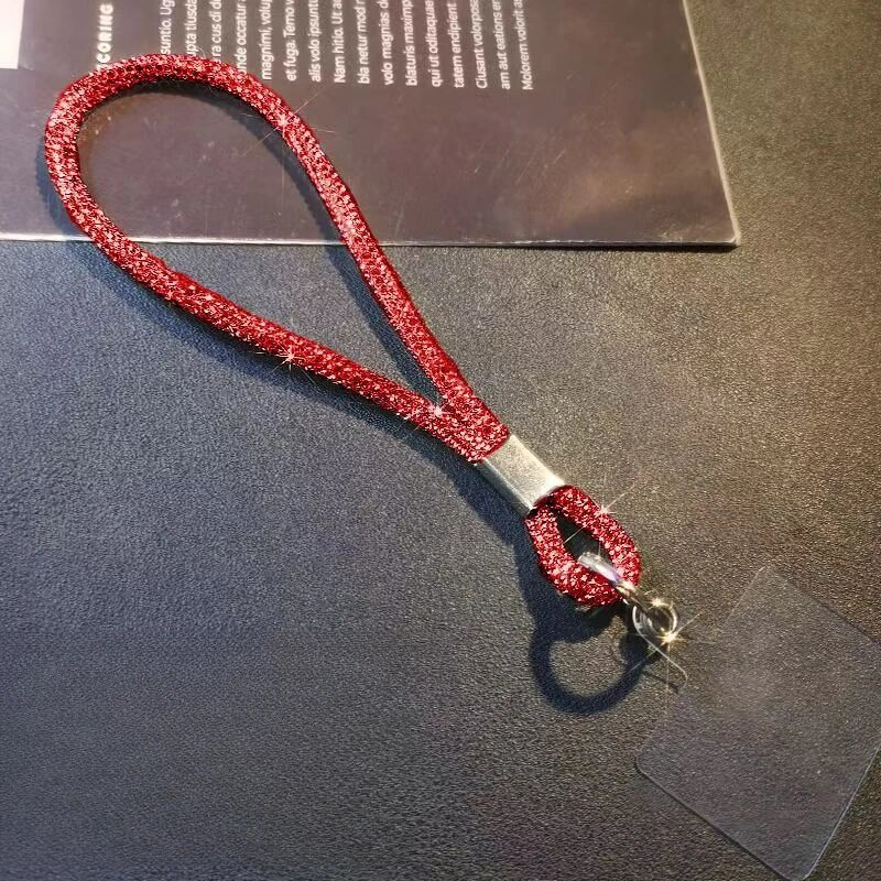 Роскошные ремни на запястье с кристаллами для мобильного телефона, блестящий ремешок для телефона RD