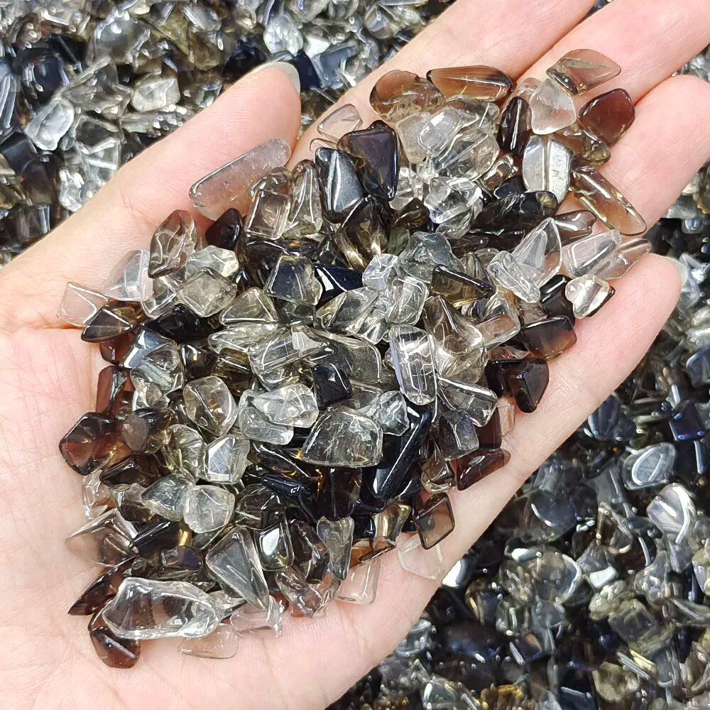 Натуральные кристаллы Smoky Quartz 5-10 мм
