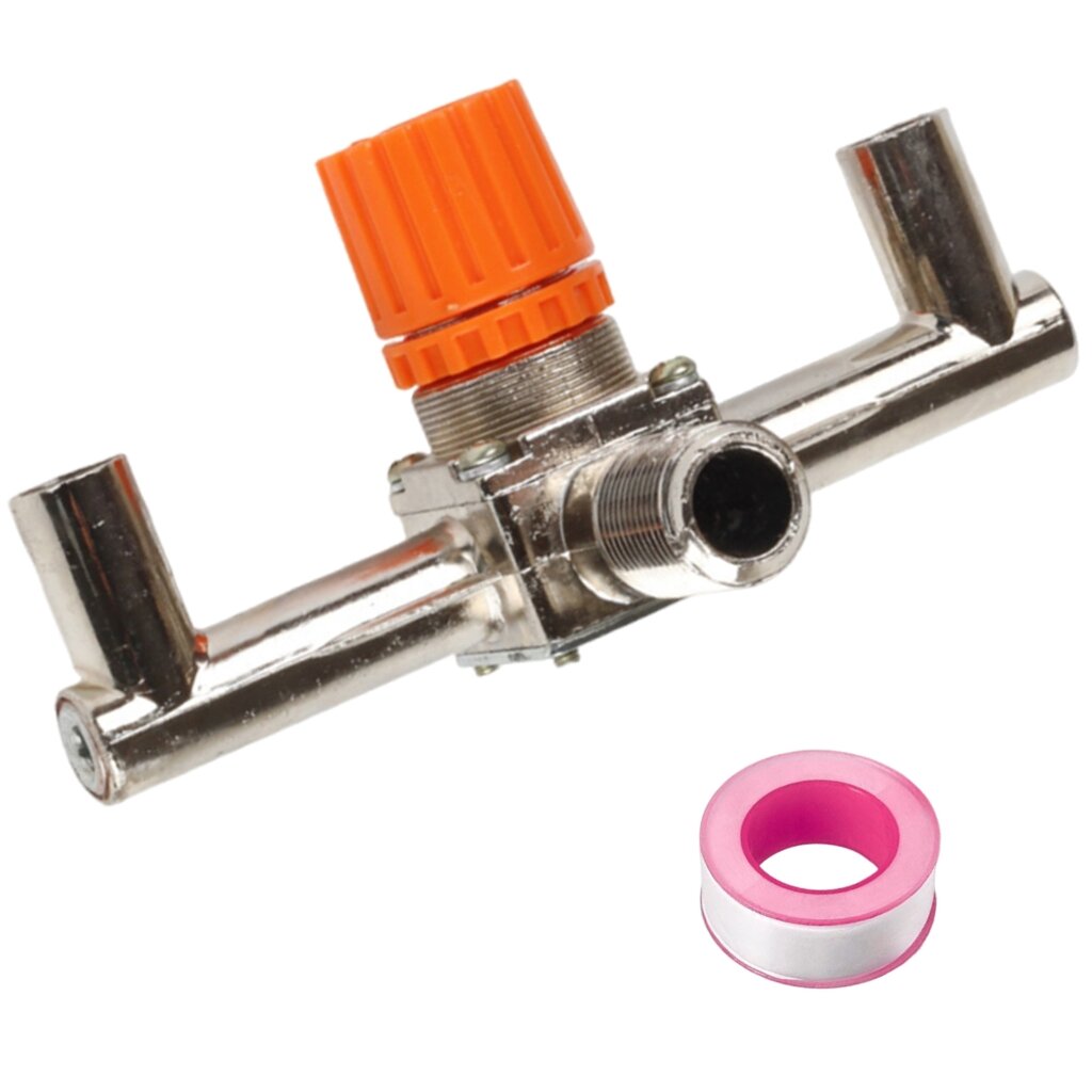 Усиленный двухпортовый коллектор для компрессора для авторемонтных мастерских