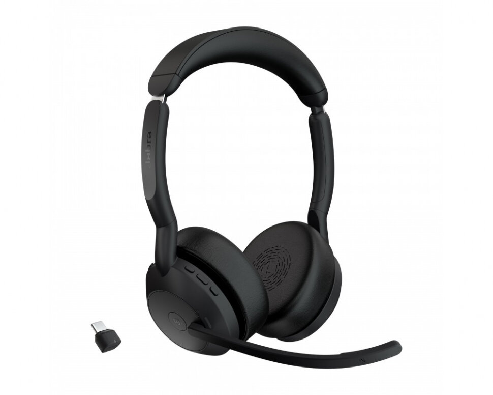 Беспроводная гарнитура Jabra Evolve2 55, Link380c MS Stereo (PN: 25599-999-899)
