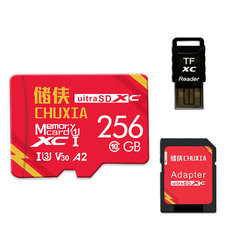 Высокоскоростная TF карта памяти 128GB, мобильная флеш-карта, камера, рекордер, дрон, универсальная карта 64GB для камеры