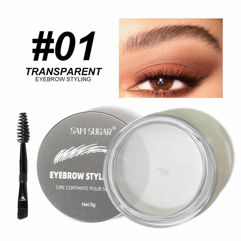 Парафиновое мыло для длинных бровей, нанесение гидрогеля