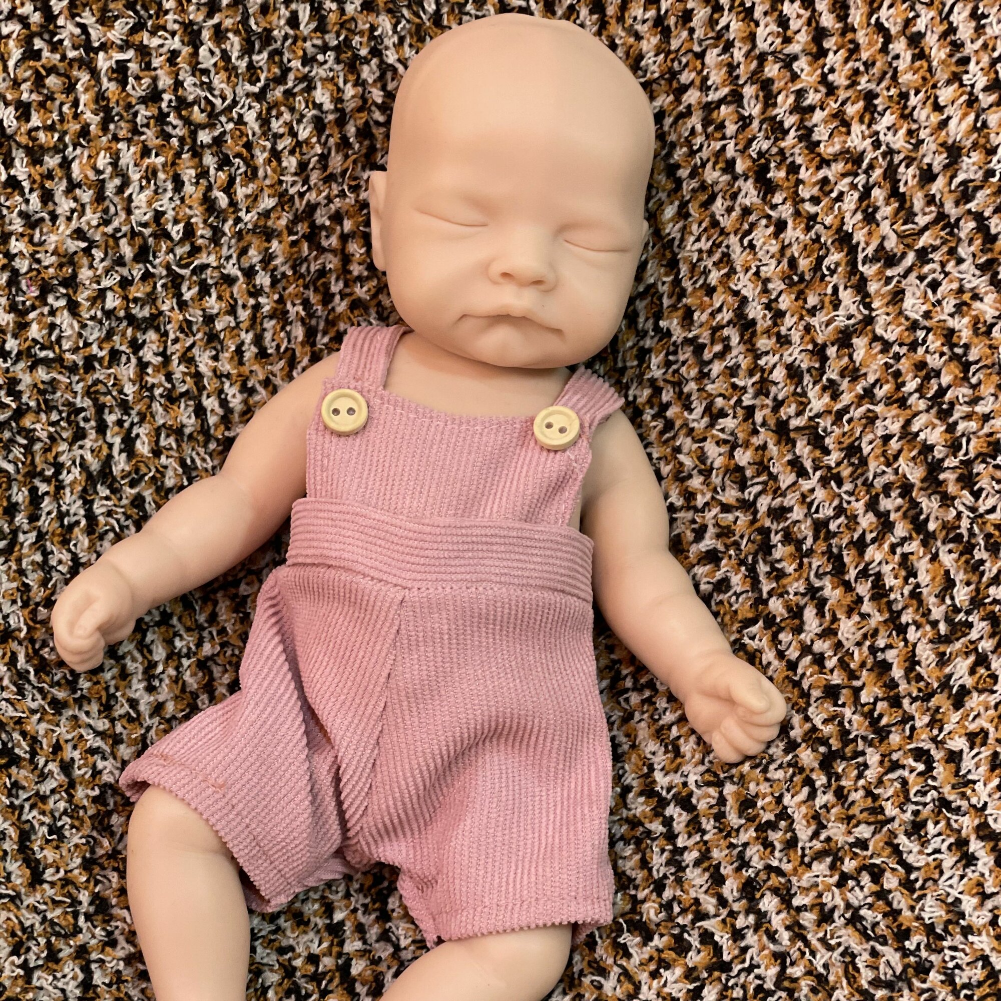 Силиконовая девочка 28 см неокрашенная полностью цельная силиконовая кукла Реборн