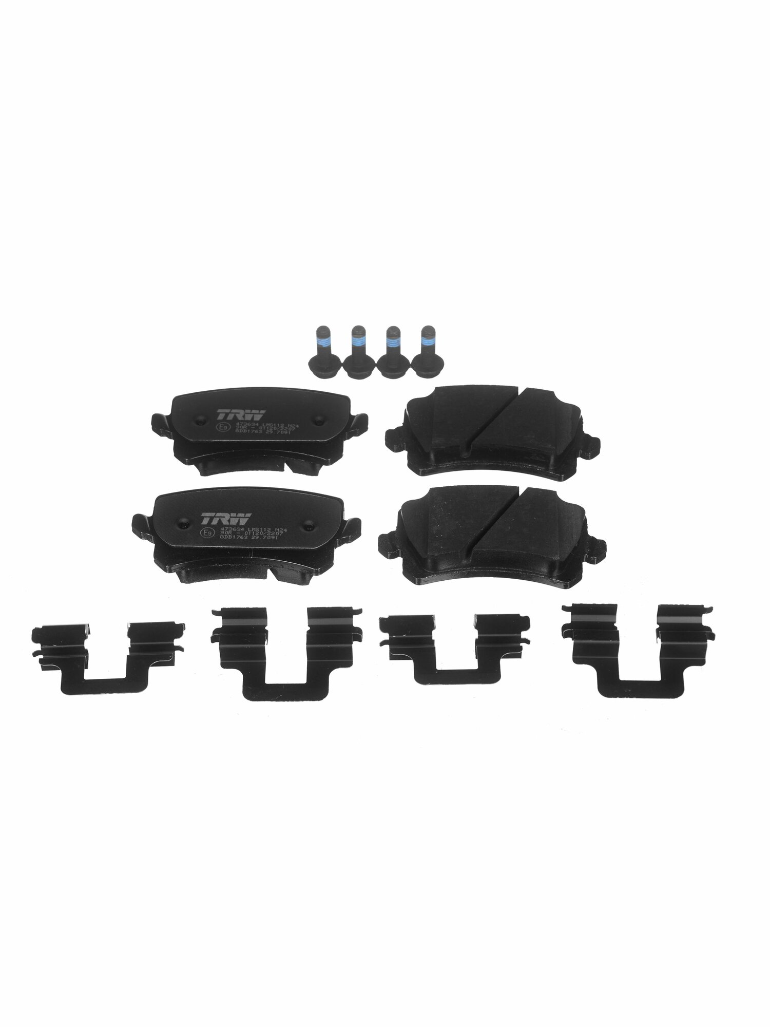 Колодки тормозные дисковые задние TRW (GDB1763) COTEC