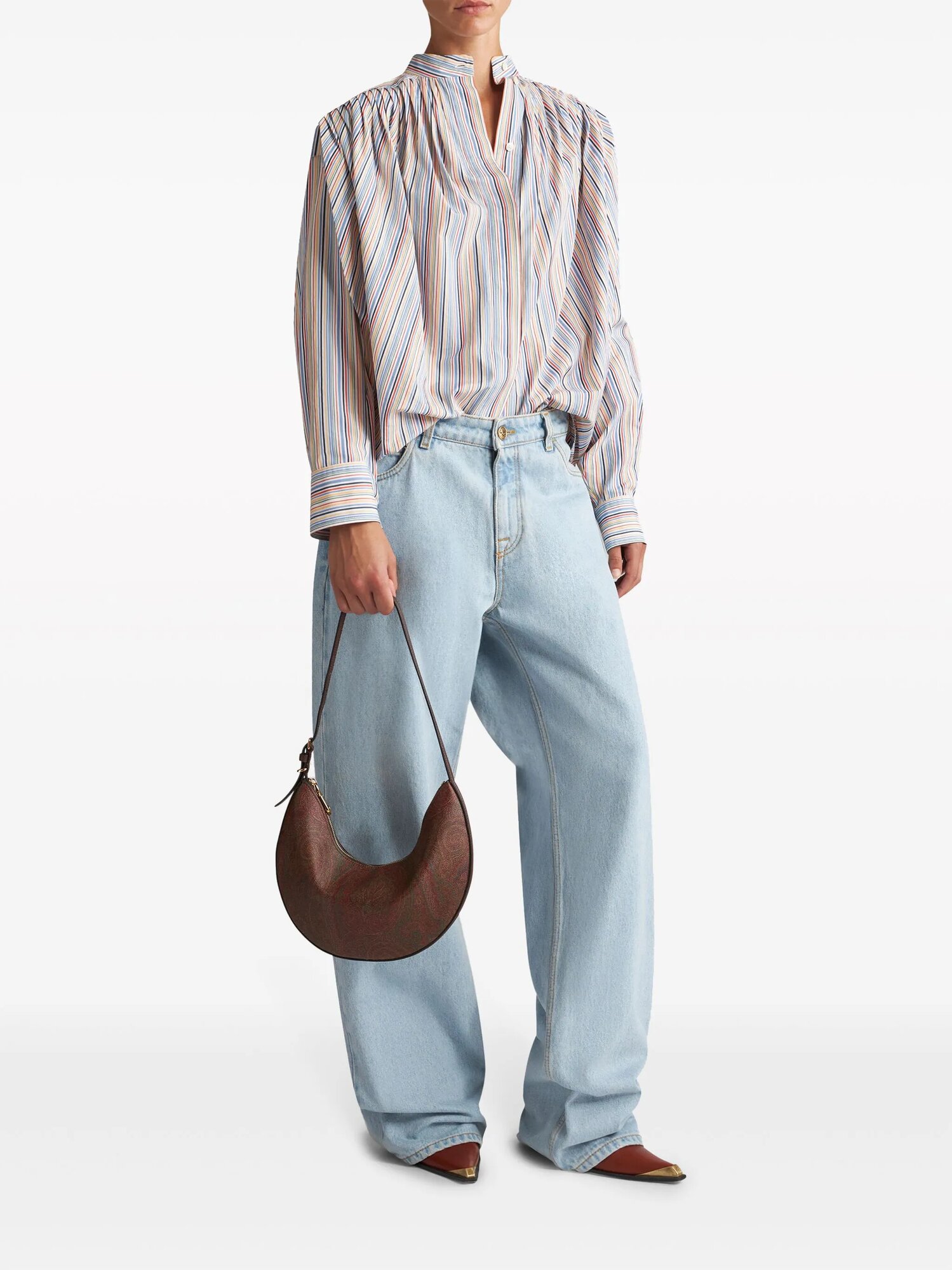Сумка ETRO Essential, коричневый — фото 1