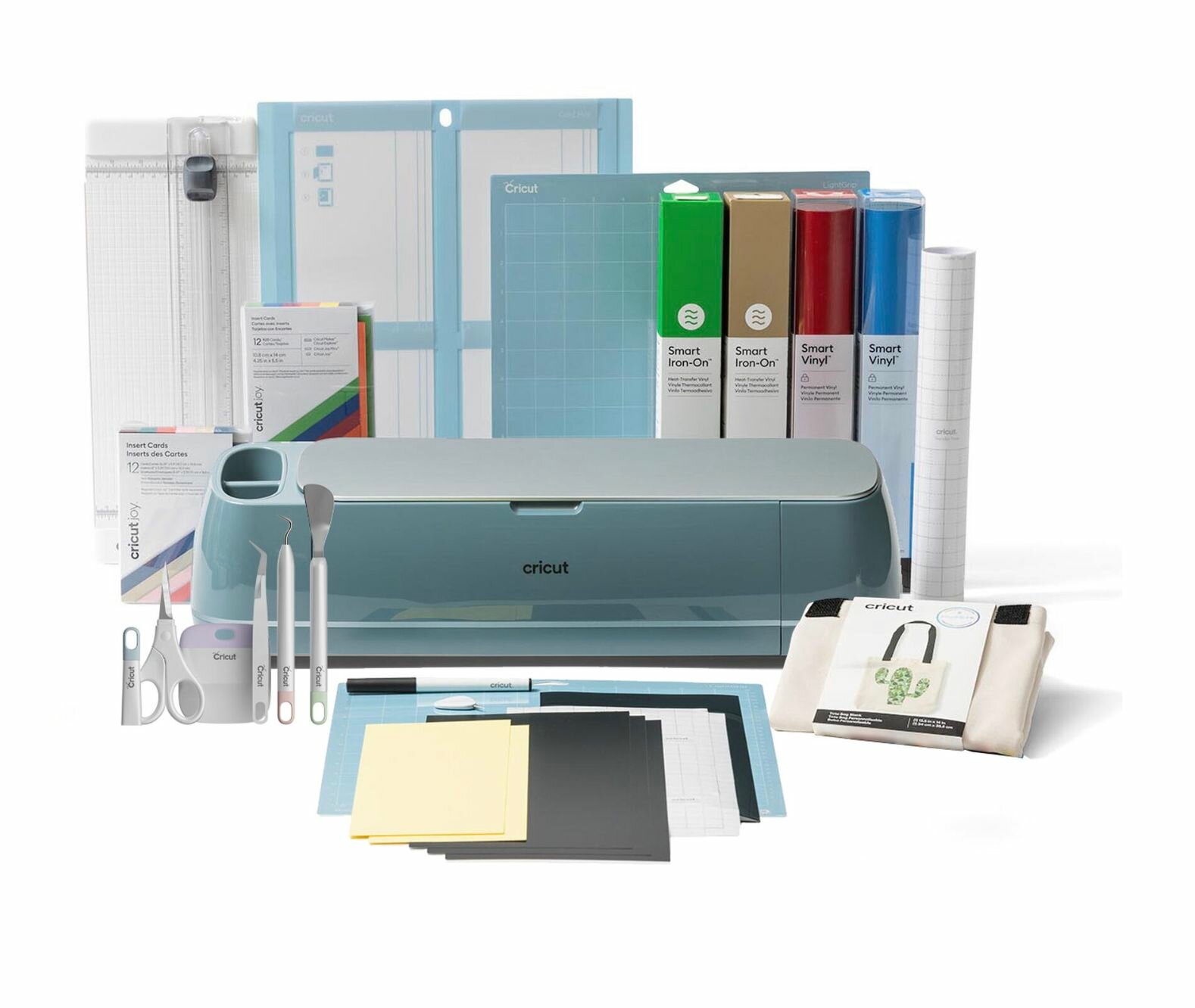 Набор с Машинкой для вырубки и тиснения Cricut Maker 4 и стартовыми материалами