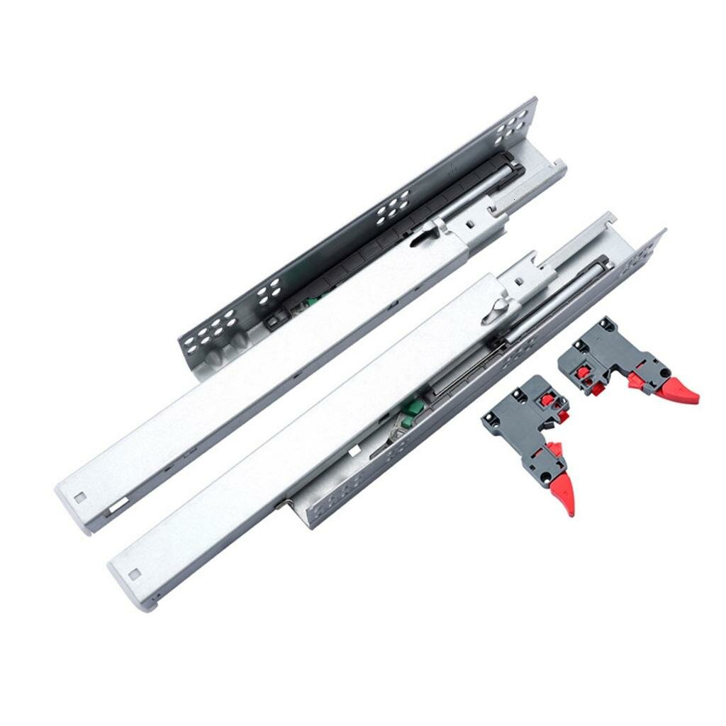 Скрытые направляющие для ящиков с доводчиком, 18 дюймов