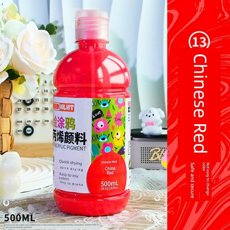 Набор акриловых красок из 12 цветов, водостойкий, для детского творчества, рисования, граффити, росписи гипсовых