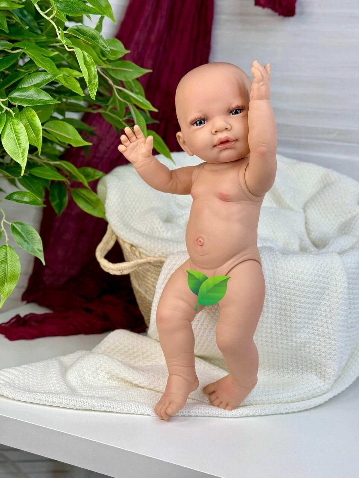 Кукла-пупс Marina and Pau 45cм винилбез одежды