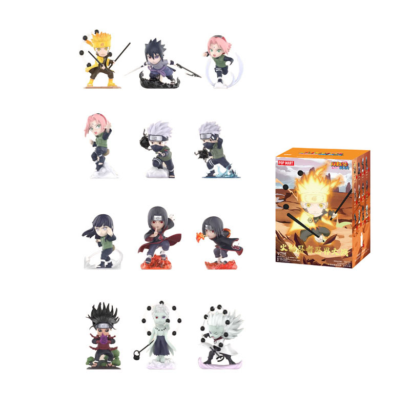 POP MART Хината Хьюга Naruto Shippuden Ultimate Ninja Storm, Single Mystery Box (Random Pick)