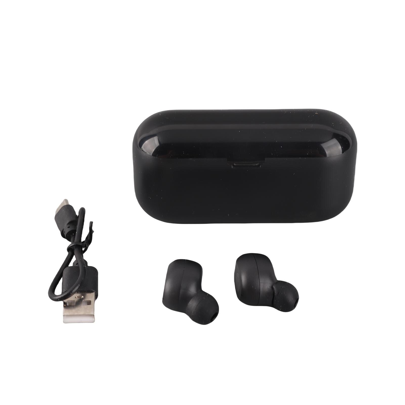 Беспроводные внутриканальные наушники F9-8 BT5.3 с LED-дисплеем, шумоподавлением CVC, сенсорным управлением, HiFi стереозвуком и внешним аккумулятором 1200 мАч с микрофоном.