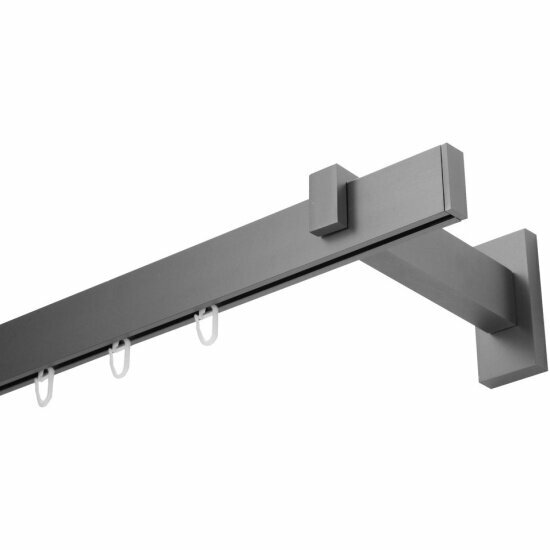 Карниз профильный LM Decor Флэт Лайн однорядный 3,0 м, Сатин