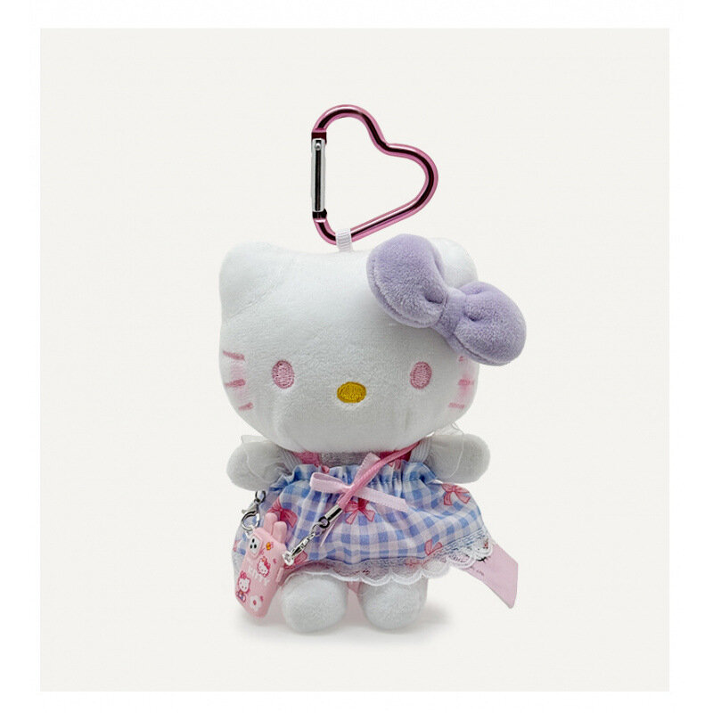 Подлинный подвеска для сумки Hello Kitty, рюкзак с котом Hello Kitty, маленькая декорация, школьная сумка, брелок, высококачественный вид