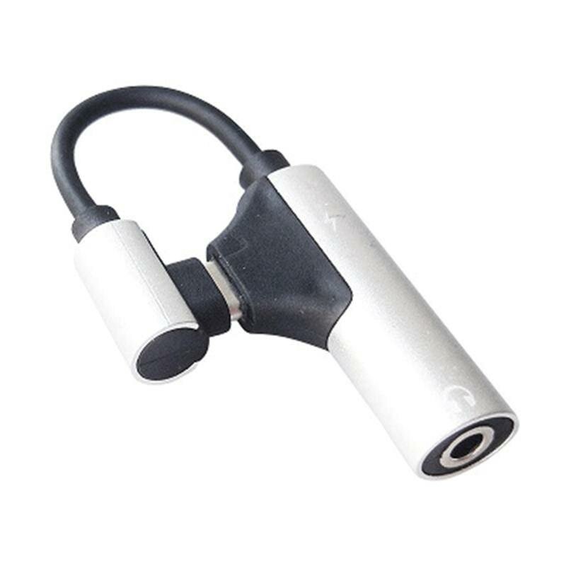 USB Type-C на 3.5 мм аудиоадаптер, Серебро