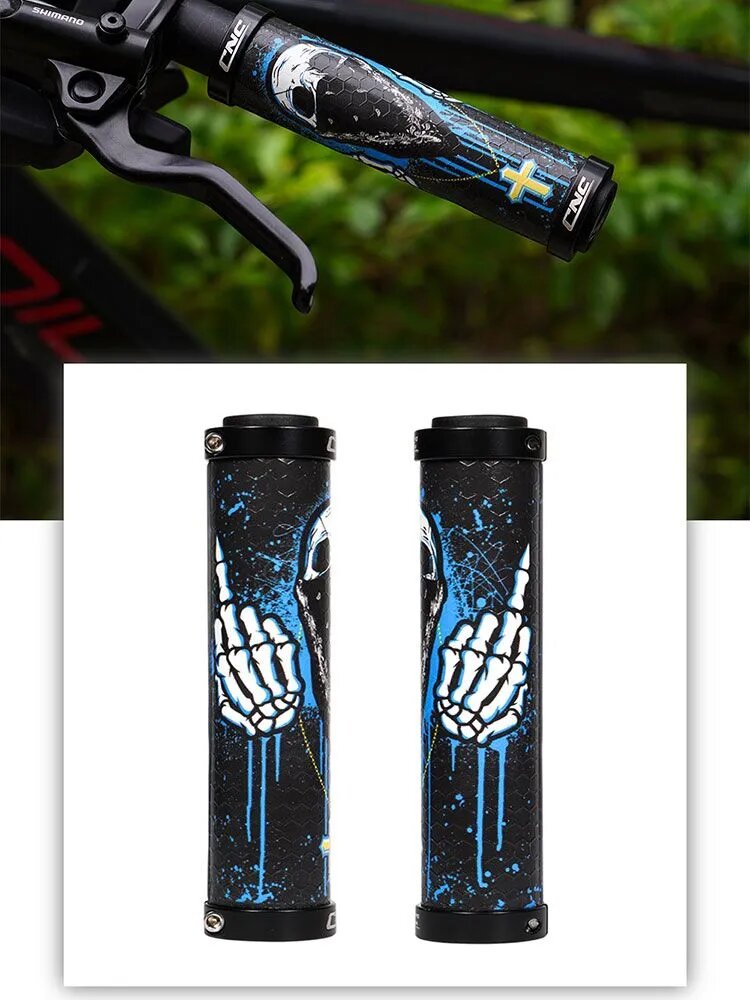Грипсы для велосипеда CNC Grips, велосипедные ручки, аксессуары для самоката, электросамоката, 2 штуки