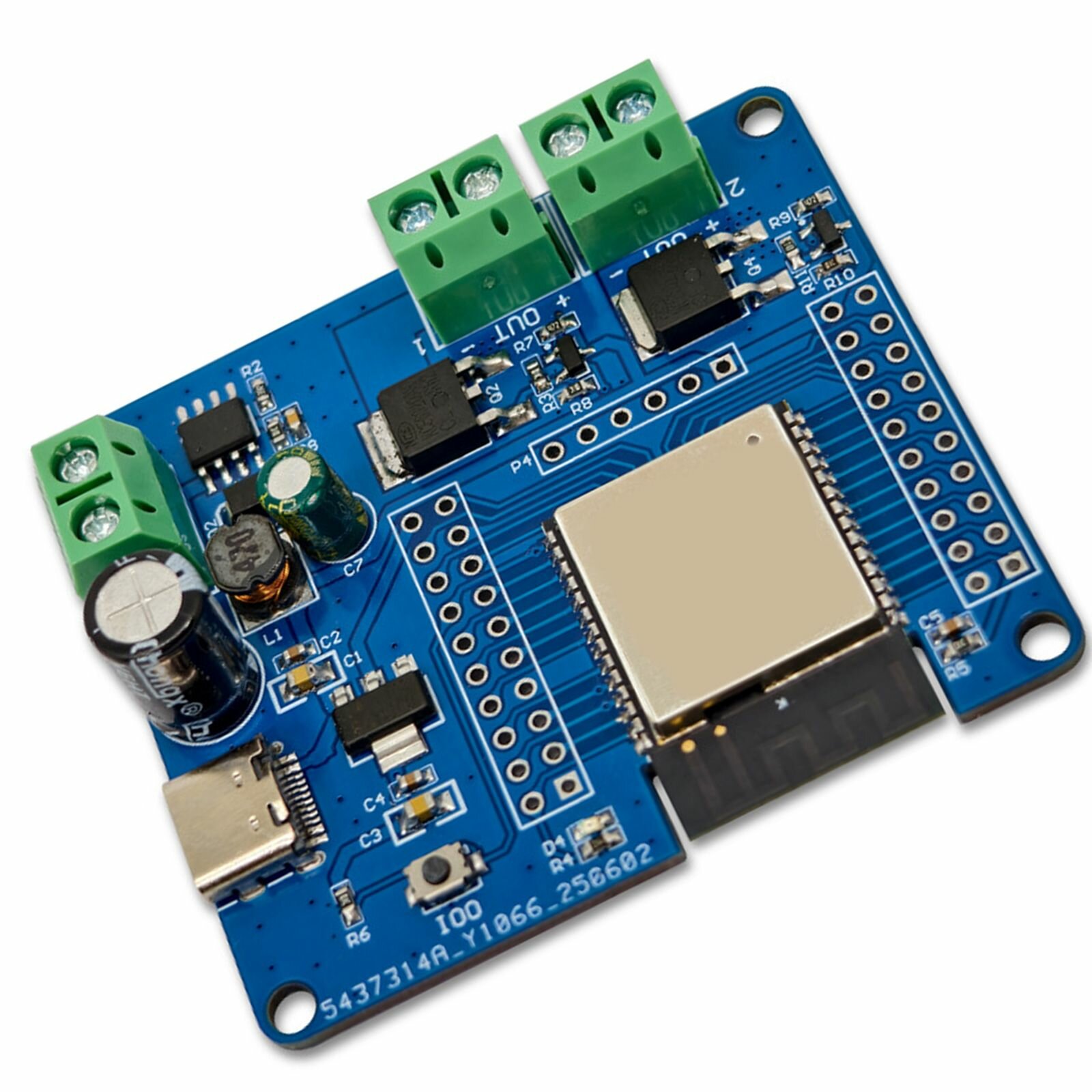 Двойной источник питания модуль разработки ESP32 вход DC5-80В Micro USB программируемый