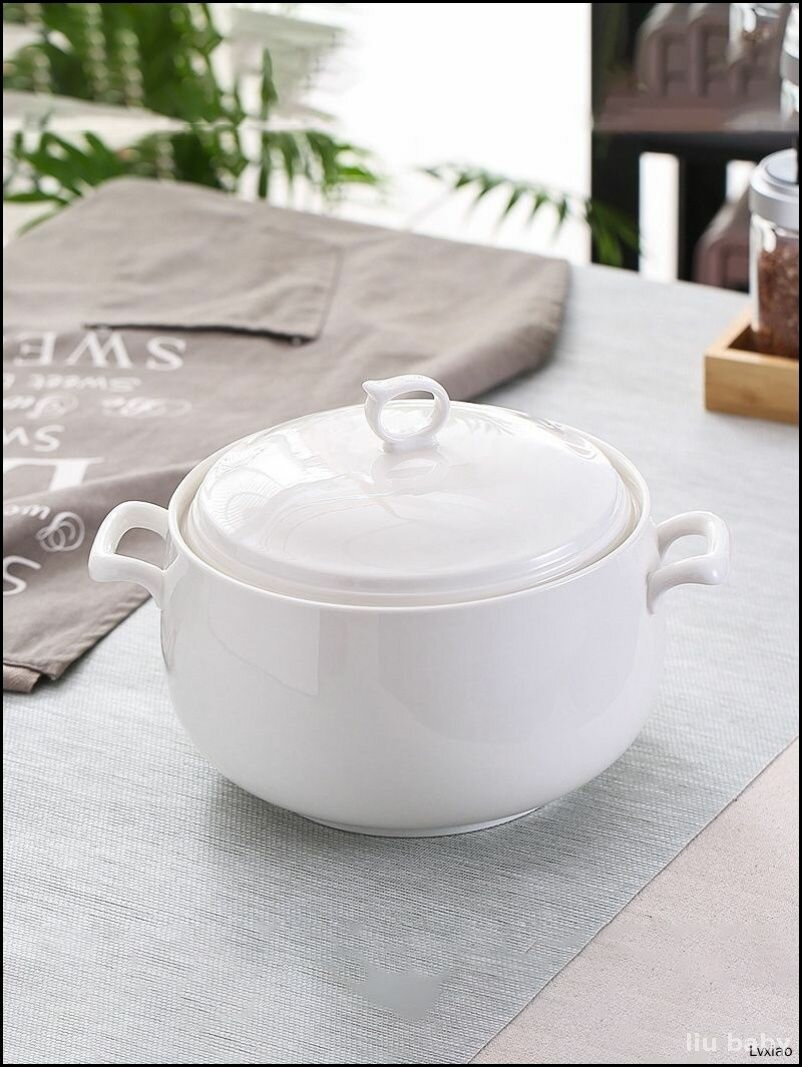 Эксклюзивная супница с крышкой и ручками