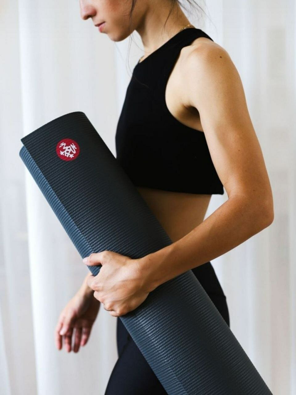 Коврик для йоги и фитнеса из ПВХ Manduka PROlite 180*61*0,47 см - Midnight
