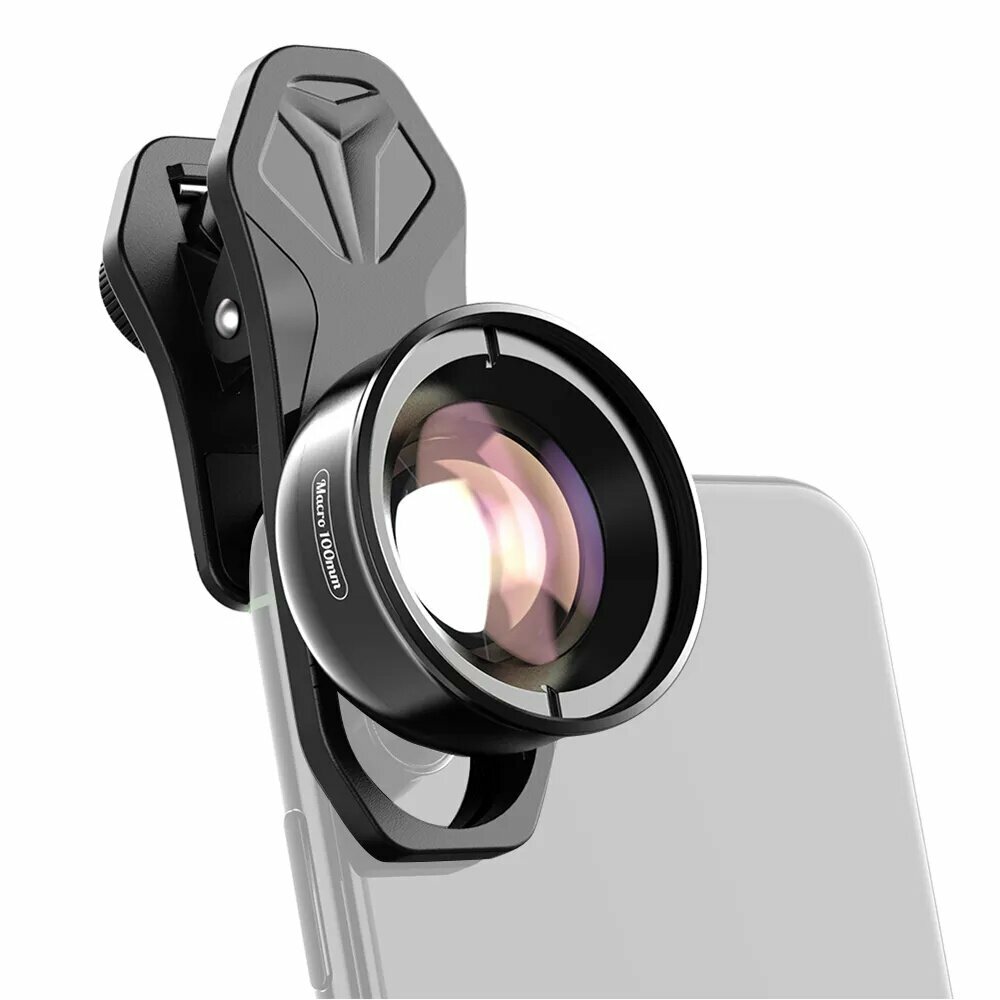 APEXEL APL-HB100 мм Универсальный макрообъектив для смартфона Объектив камеры