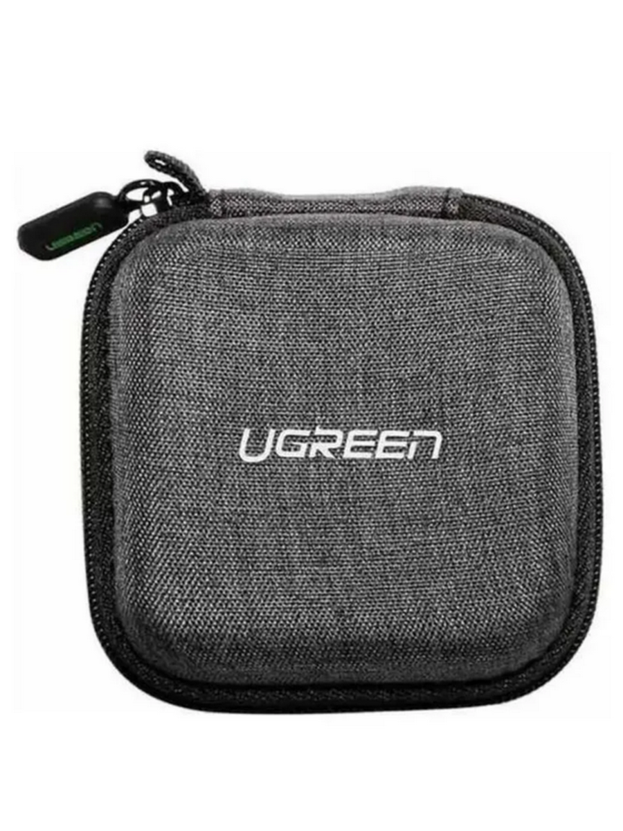 Чехол для гарнитуры UGREEN LP128 (70577) Earphone & Cable & Charger Серый