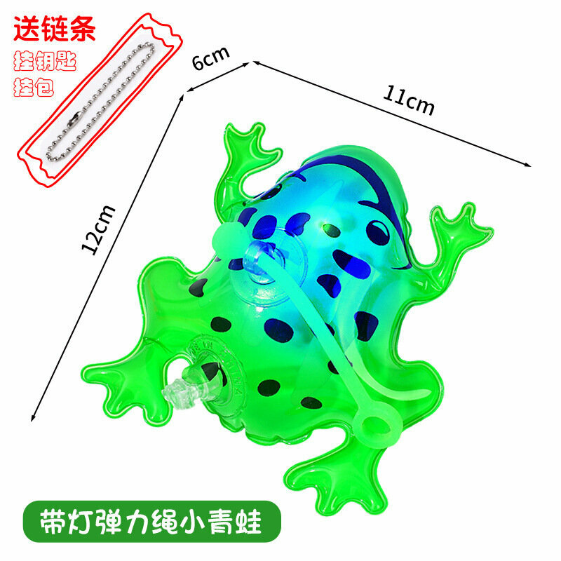 Лягушка воздушный шар ребенок светящийся надувной подпрыгивая сеть красный мини-версия ночного рынка киоска кукол для