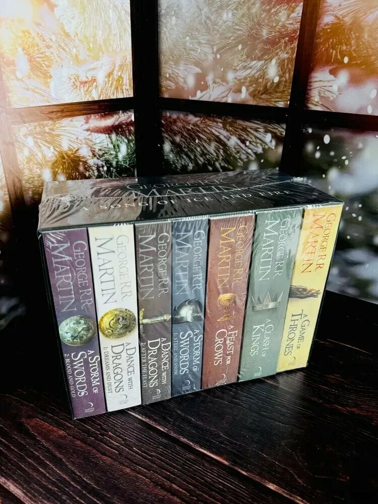 Game of Thrones books set, книги игра престолов, A Song of Ice