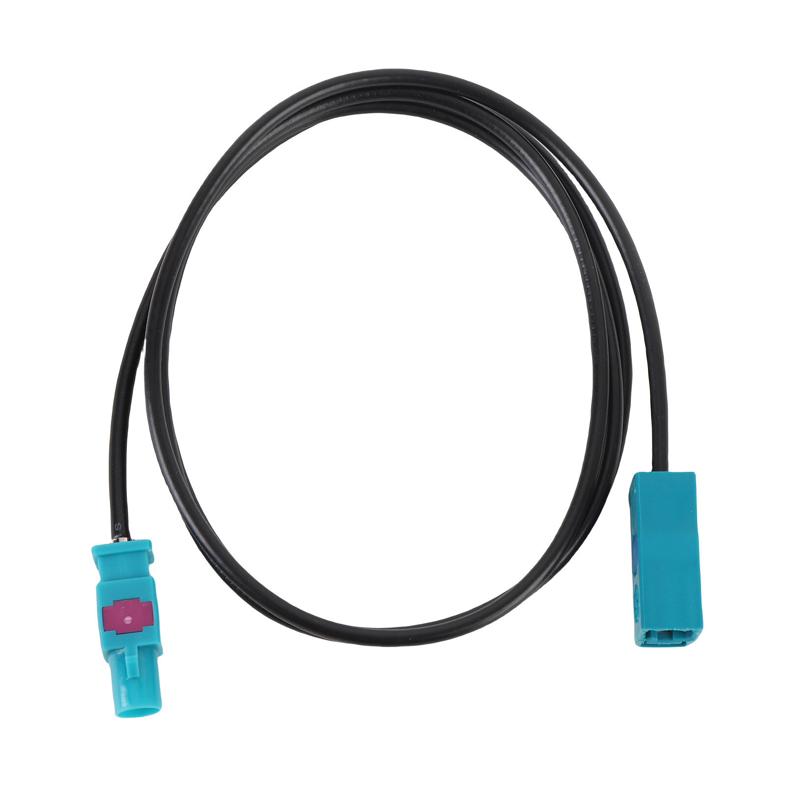 Удлинительный кабель для автомобильной антенны FAKRA (гнездо) к стереомагнитоле, телевизору, колонкам и мультимедийному плееру, 100 см / 39,4 дюйма.