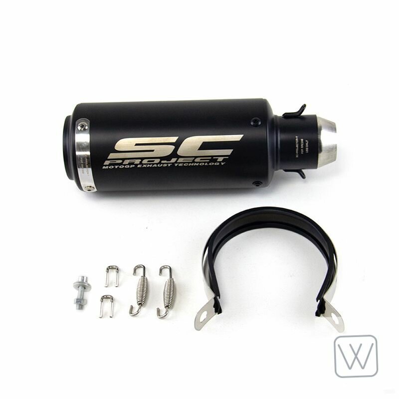 Глушитель для мотоцикла прямоток универсальный на питбайк