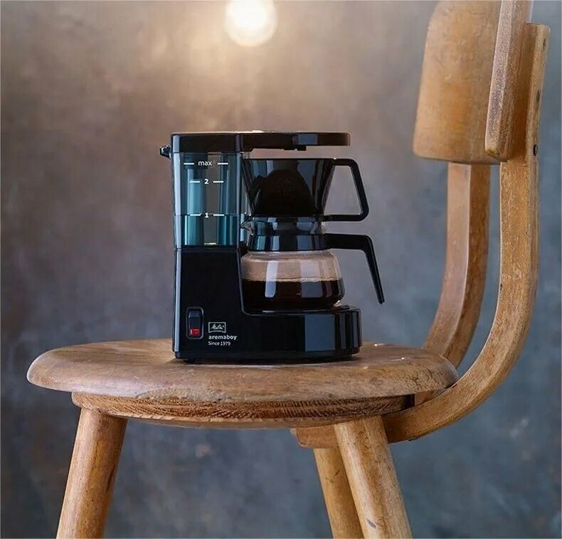 Melitta Кофеварка капельная 50A3DB098E1E4B02ABF814A6A6519D96, черный