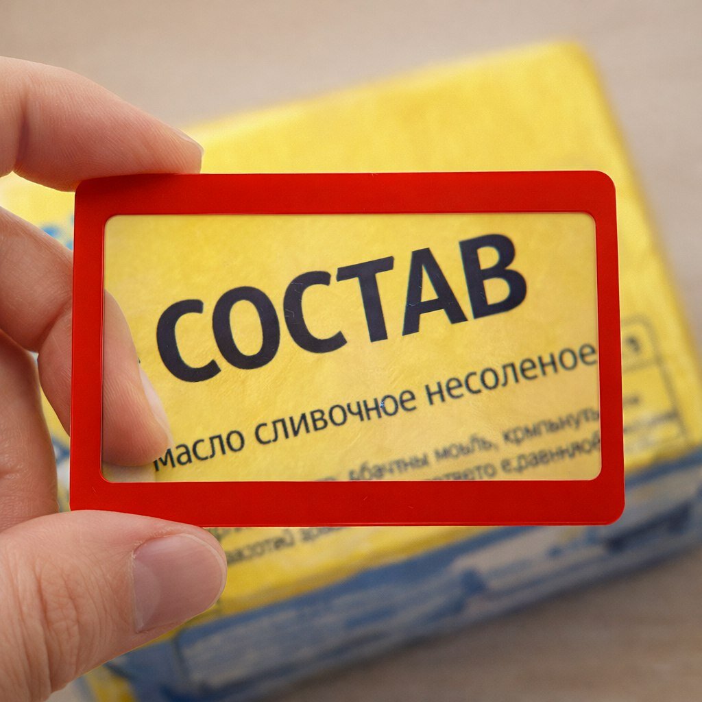 Лупа карманная в форме кредитки. Лупа Френеля. Увеличительное стекло тонкое, карманное!