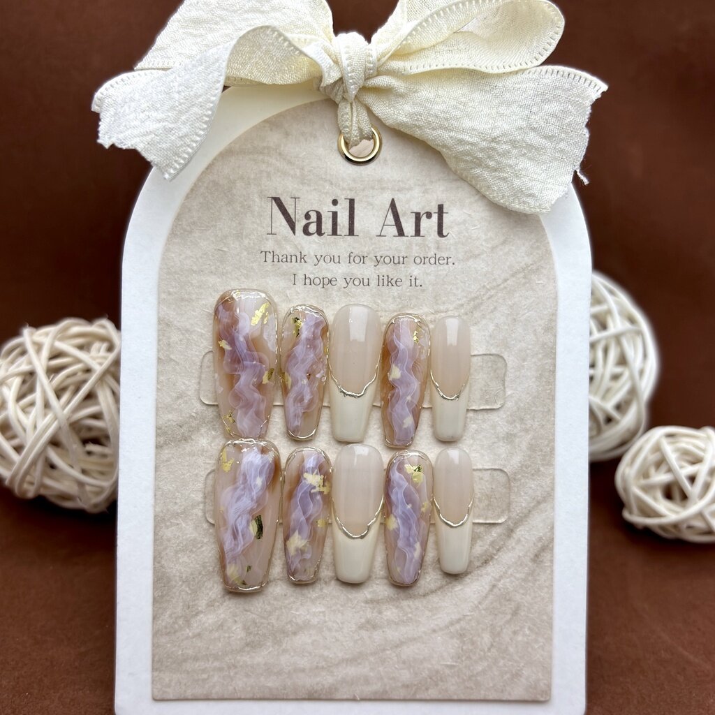 Трендовые французские чернила для ногтей со смазанным леопардовым узором для модных женщин