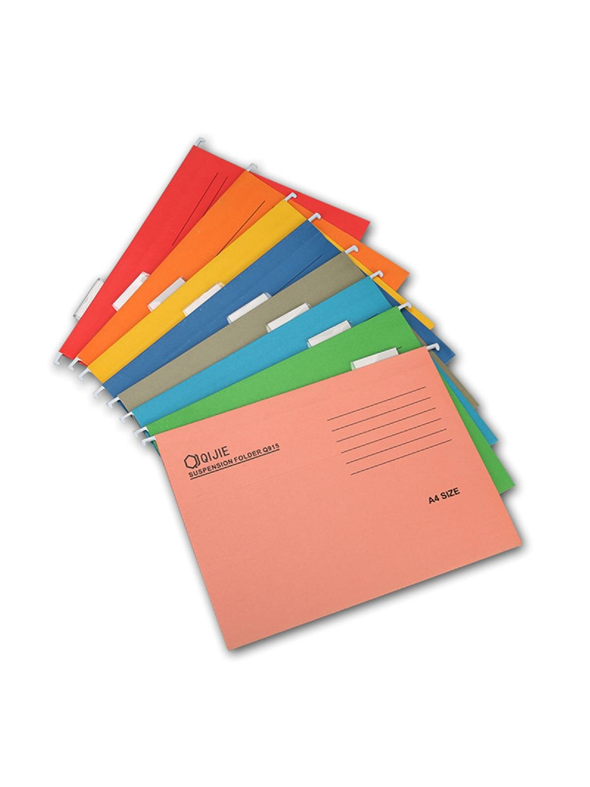 8шт Папка для картотеки размером с букву, подвесные файлы с вкладками