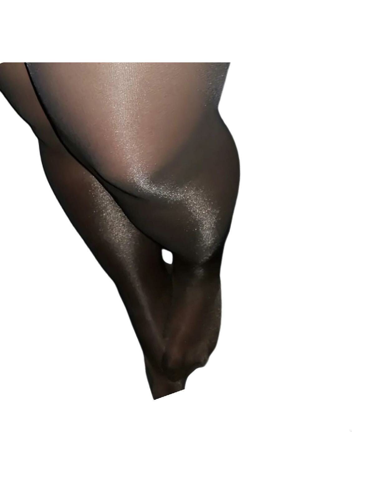 Элегантные блестящие колготки для женщин, Серый