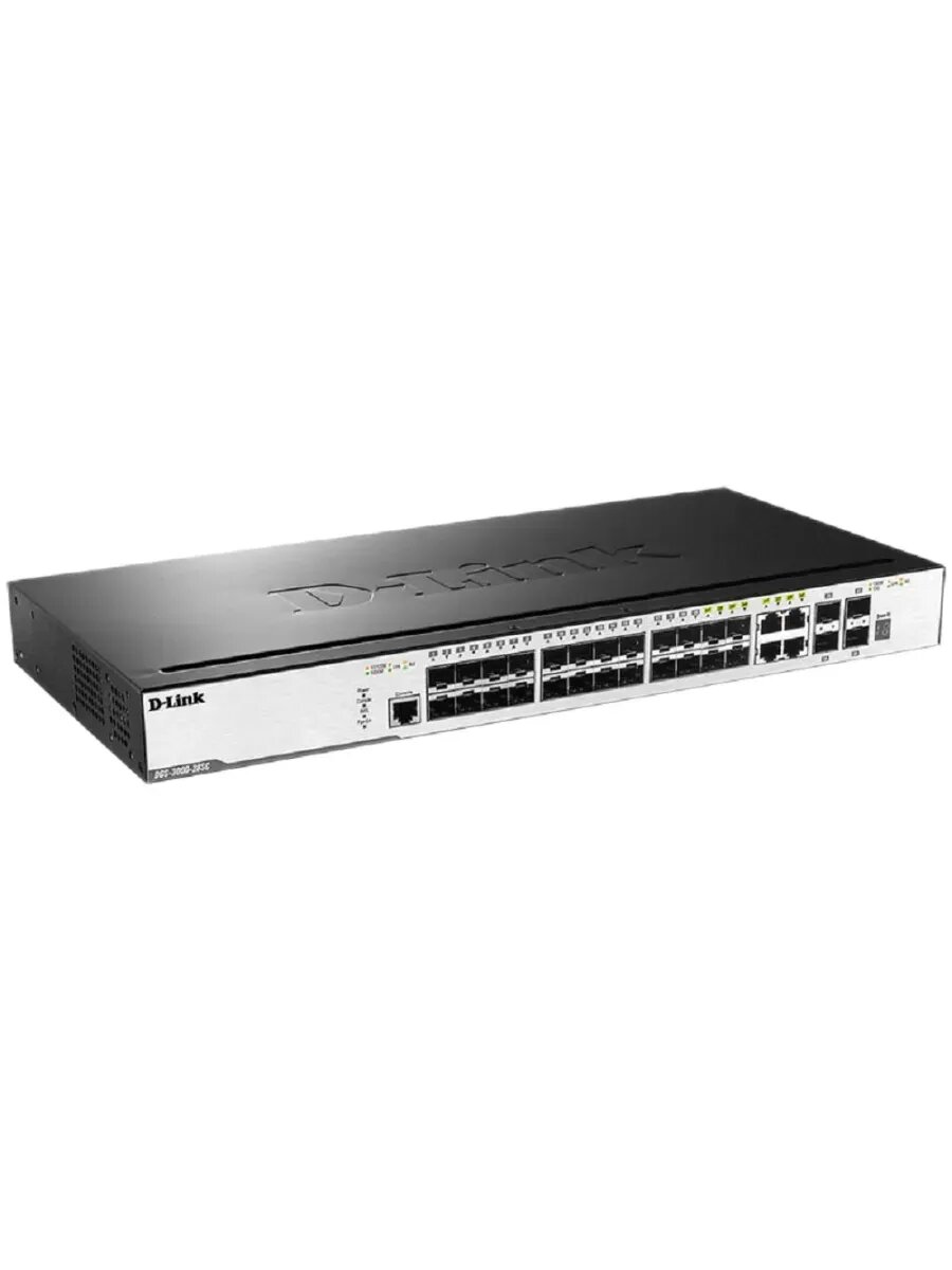 Коммутатор управляемый DGS-3000-28SC/A1A 28 портов